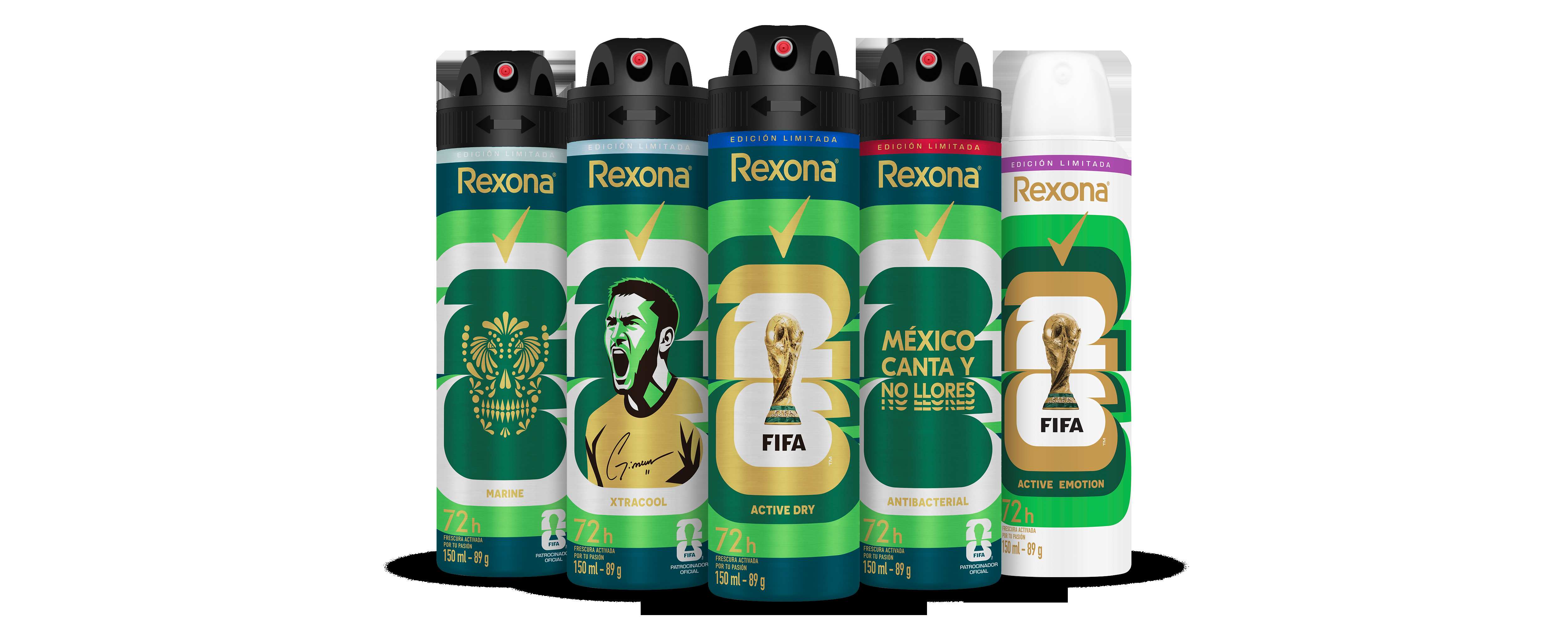 Rexona lanza ediciones coleccionables inspiradas en la FIFA – AL DÍA ...